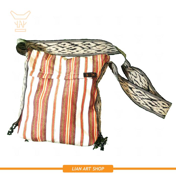 Jual Tas Tenun Toraja (Tali Tenun Ikat) - Putih - Kab. Toraja Utara ...