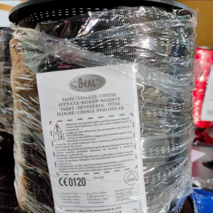 Jual Beal Webing Tubular 26mm /100 Meter - Hitam, Per Meter - Jakarta ...