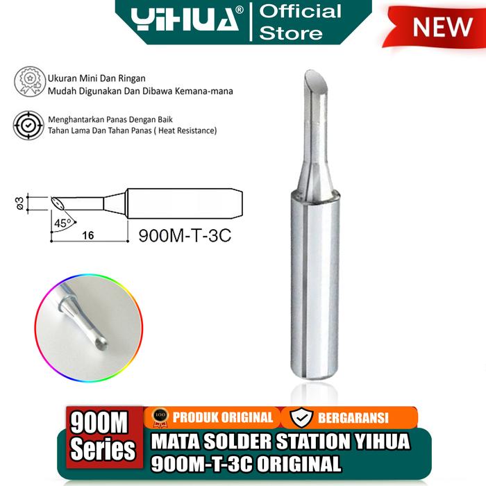 Promo Yihua 900M-T-3C Mata Solder Station Series 900M Tip Tapal Kuda ...