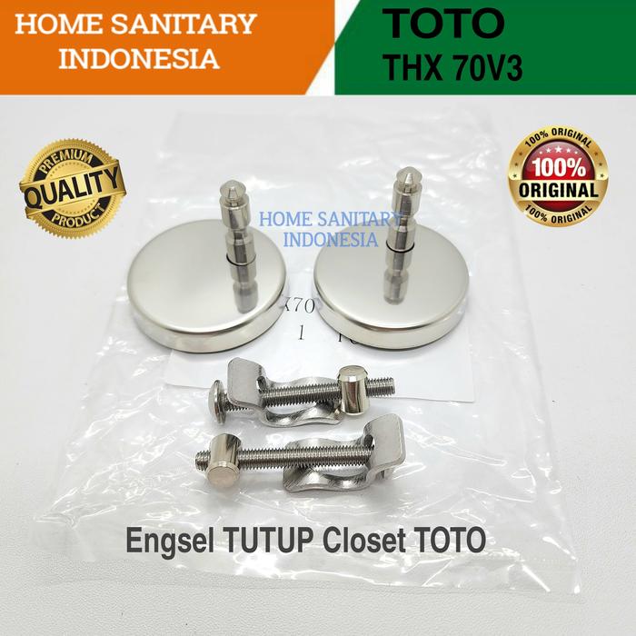 Jual Engsel Tutup Closet TOTO Thx70v3 Baut Seat Cover/ Braket Tutup ...
