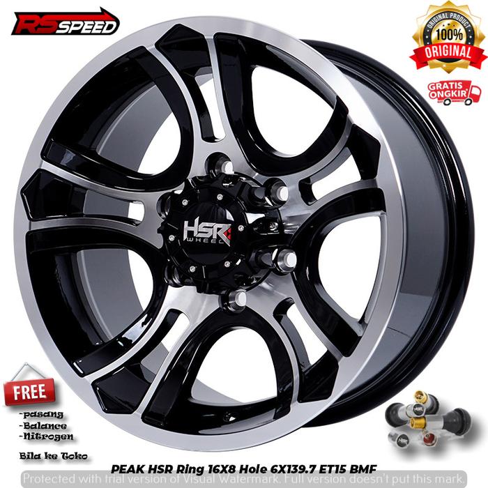Jual Velg Mobil Racing Panther New Blazer Hardtop Triton Dmax R16 HSR ...