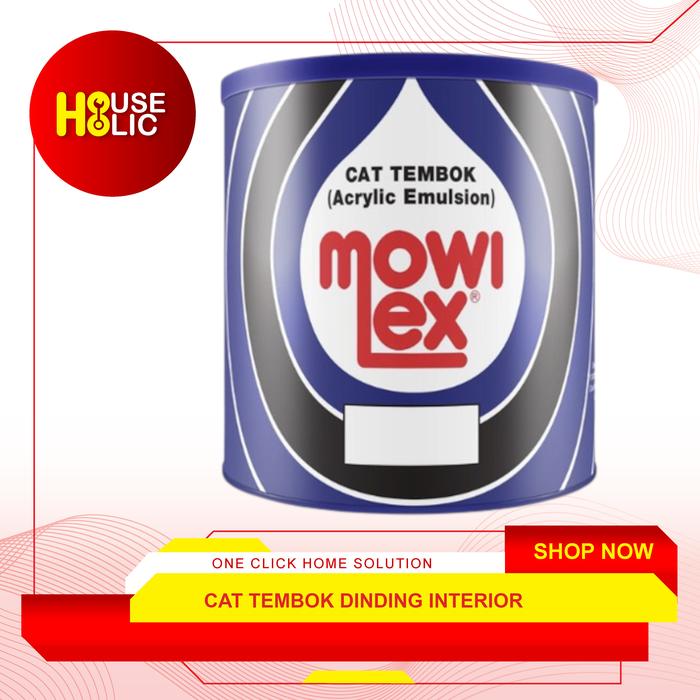 Jual Cat Mowilex Acrylic 20 Kg Pail / Cat Tembok Dinding Interior 20 ...