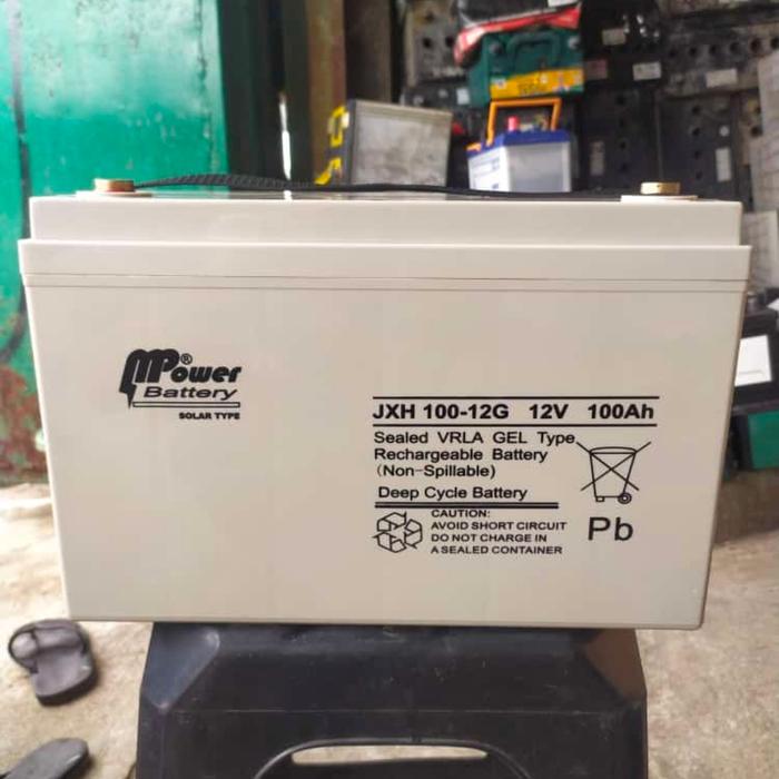 Jual Battery M power Vrla Gel 12v 100ah God PJU PLTS solar cell ...