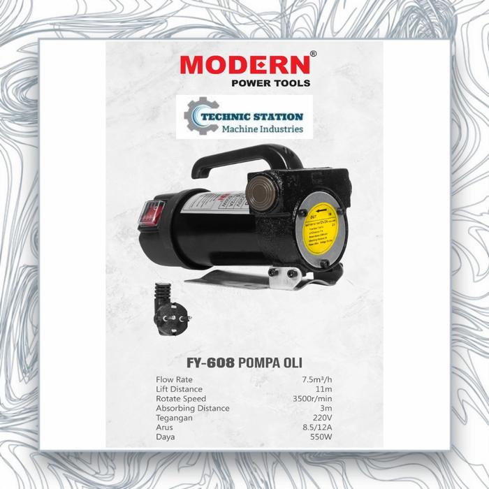 Jual pompa oli dan solar modern listrik FY 608 220V 550watt - Jakarta ...