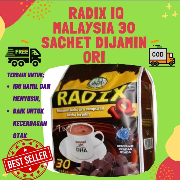 Jual Radix IQ HPA (Malaysia) 100% ORI isi 30 Sachet - Kota Bekasi - ALI ...