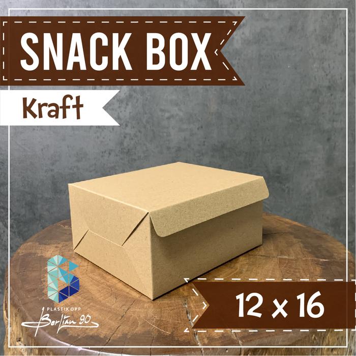 Promo Snack Box / Dus Snack / Dus Nasi Ayam / Dus Kue /Paper Lunch Box ...