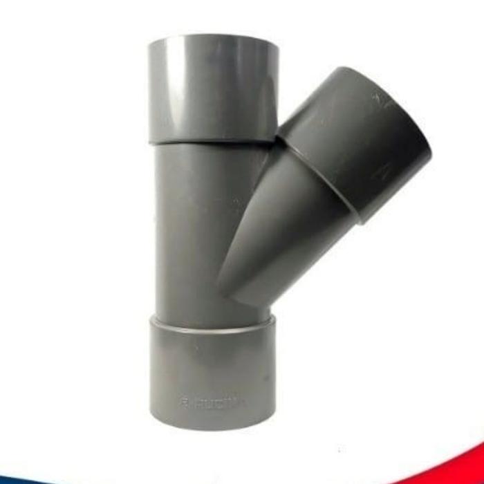 Jual tee y 3 inch AW / tee way / Y branch 45 derajat 3" inch RUCIKA AW - Kota Surabaya ...