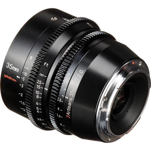 Jual 7artisans 35mm T2.0 Spectrum Prime Cine Lens Full Frame Sensor Di ...