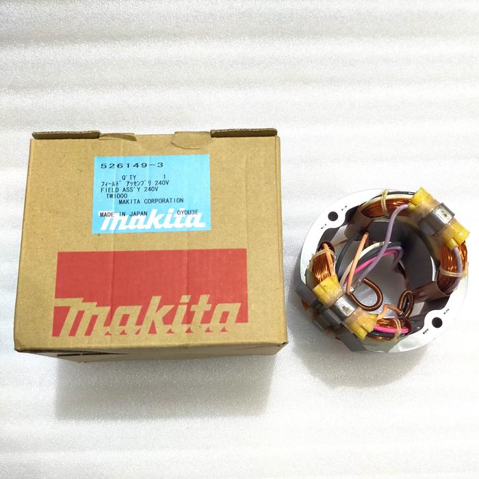 Jual Field Assy Stator 526149-3 for Makita TW1000 Impact Wrench 1 ...