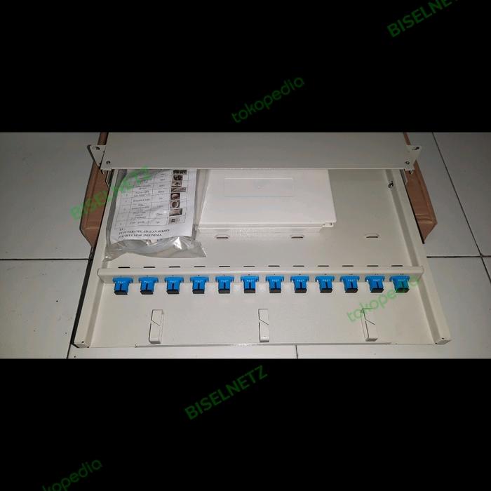 Jual OTB Rack 12 Core SC Merk PAZ Lengkap (Adapter SC+Pigtail SC ...