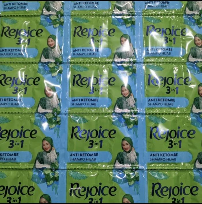 Jual Shampo Rejoice HIjab 3 in 1 Anti Ketombe 12 Sachet 10 ml - Kota Depok - Essensi Jaya ...