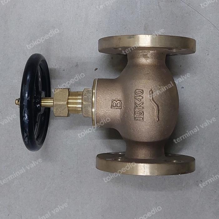 Jual globe valve 16k-40/globe valve kuningan 16k 11/2inch/globe 16k 11/ ...