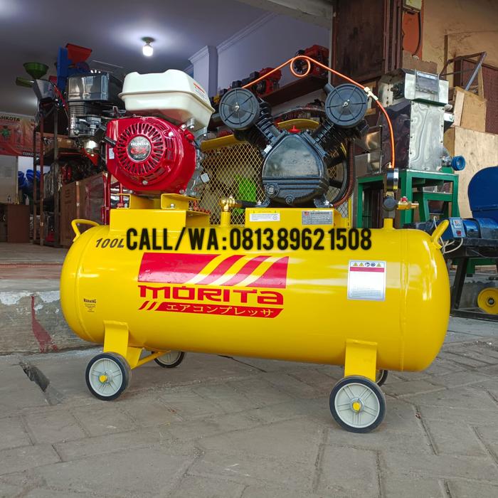 Jual Kompressor Angin Bensin 2HP Kapasitas 100 Liter|Honda GX-200 ...