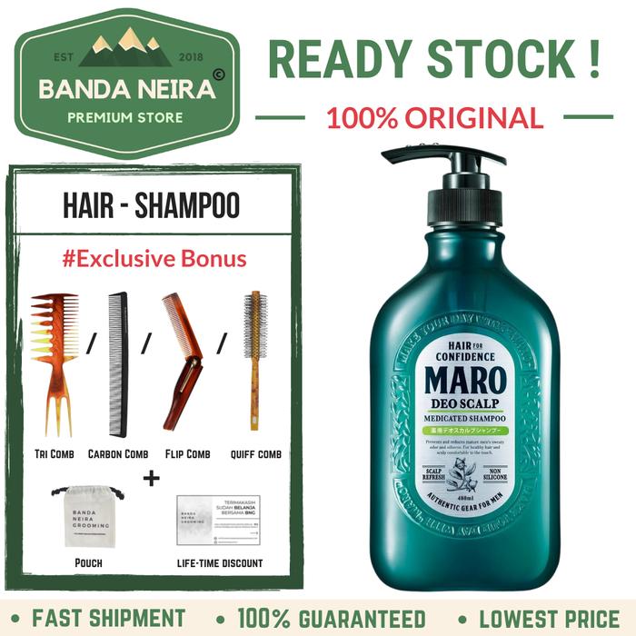 Jual MARO Deo Scalp Medicated Shampoo / Sampo Anti Ketombe - BOTOL ...