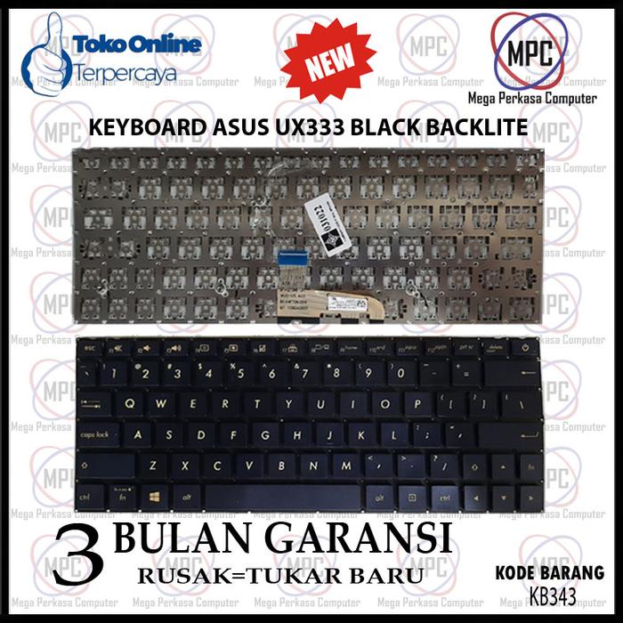 Jual KEYBOARD ASUS ZENBOOK UX333 UX333F BLACK BACKLITE - Kota Depok ...