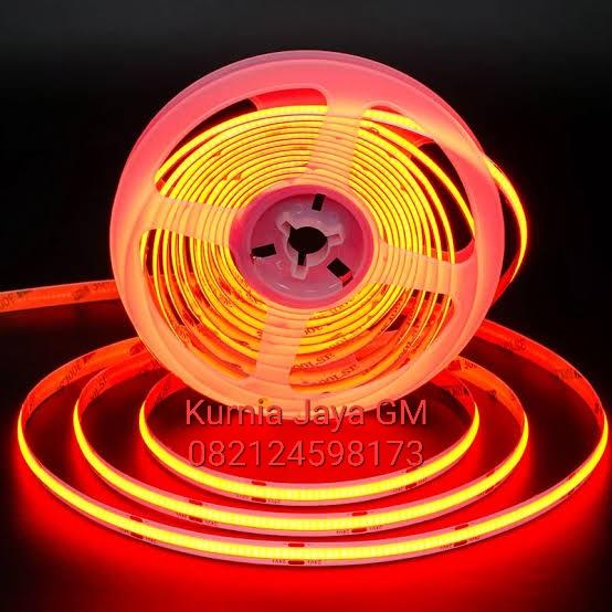 Jual Led Strip COB DC 12volt 5 meter 300Led Strip Light Dotless 8mm ...
