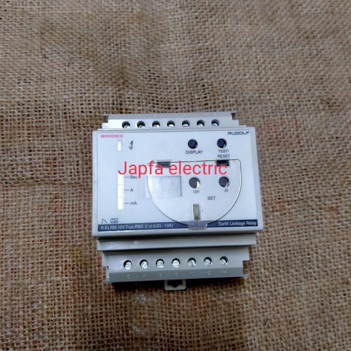 Jual BRIDEX ( RUDOLF ) EARTH LEAKAGE RELAY R-ELRM-10V - Jakarta Pusat ...