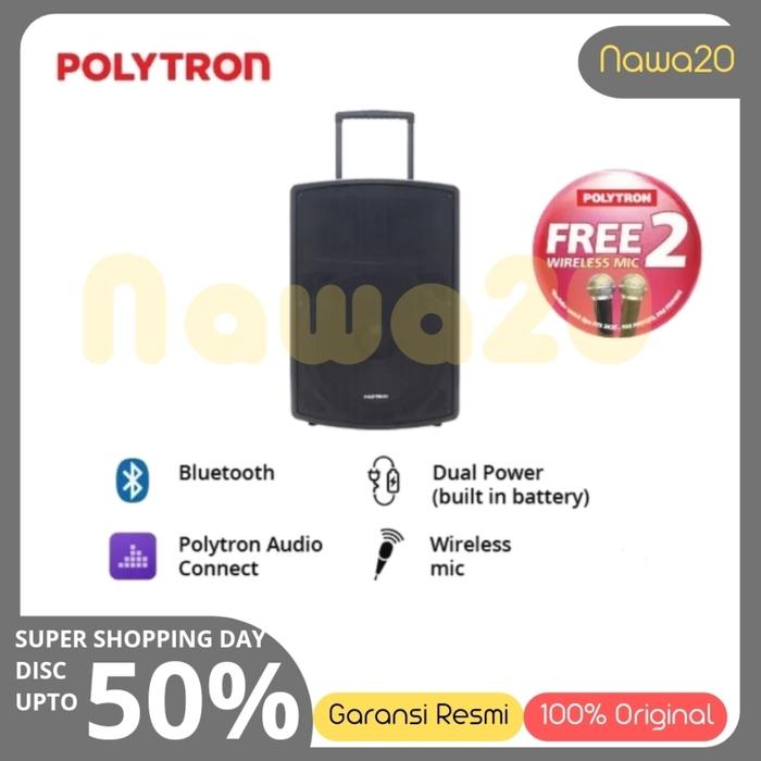 Jual POLYTRON PASPRO 12F3 SPEAKER PORTABLE PAS PRO12F3 AUDIO 12INC NEW ...