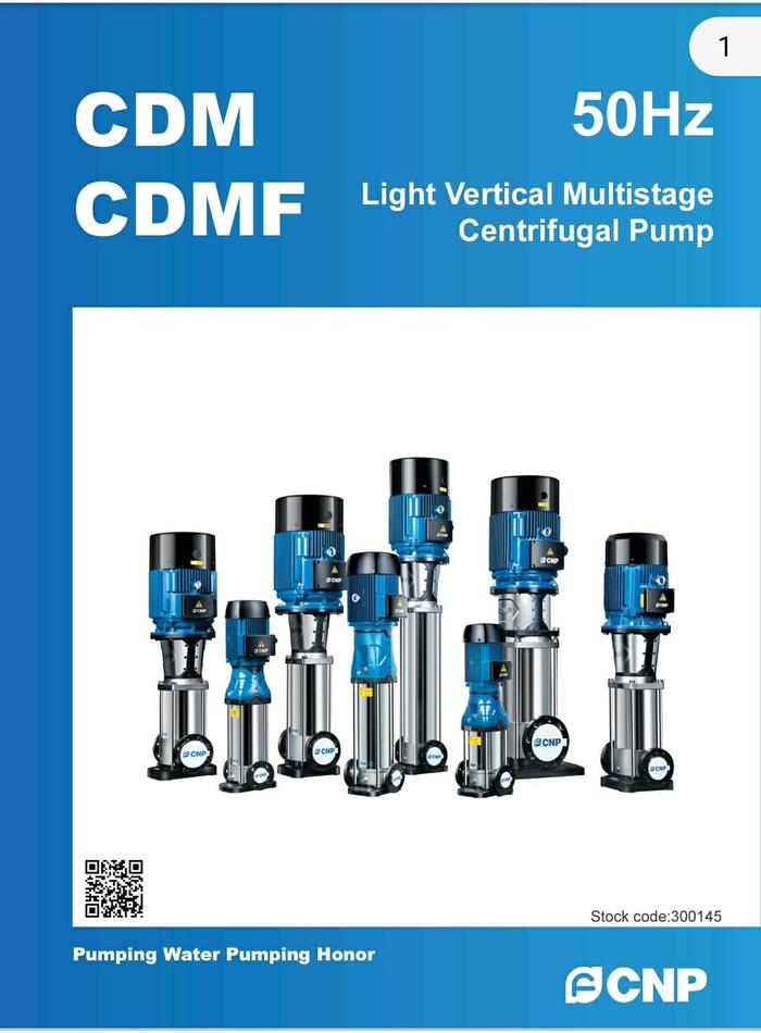 Jual Vertical Multistage centrifugal pump CNP CDMF 5-27 4kw 5.5HP 380v ...