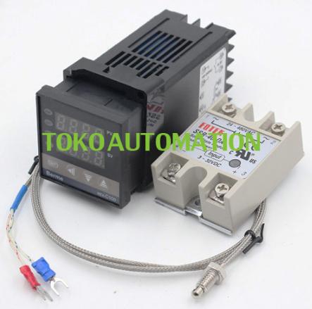 Jual PID Rex C100 Temperature Thermostat Thermocouple Controller AA88 ...