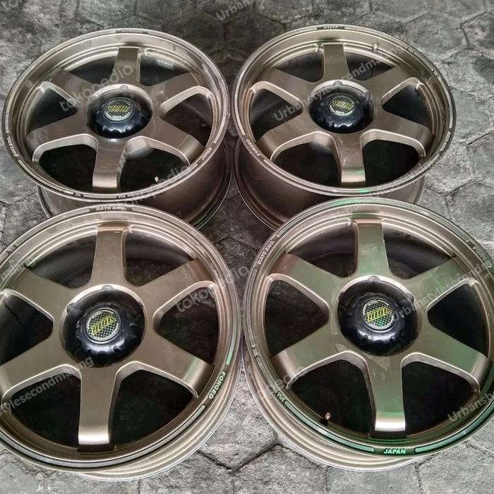 Jual Velg Mobil TE37 Ring 20 lebar 9 Pcd 6x139,7 ET10 Pajero Fortuner ...