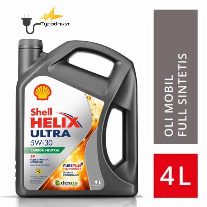 Jual Shell Helix Ultra 5W/30 4L (Galon) Original Verified QR Barcode ...