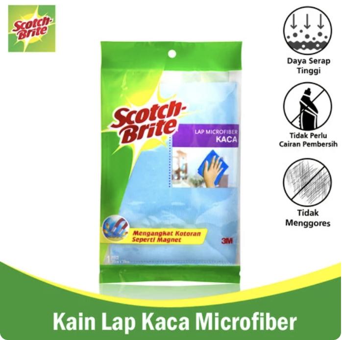 Jual 3M Scotch Brite Lap Kaca Microfiber ID-81 - Per Pcs - Kota ...