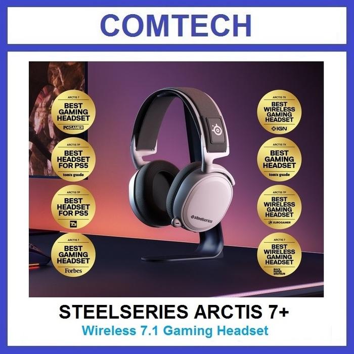Jual Steelseries Arctis 7+ White Wireless Gaming Headset PC PS4 PS5 ...