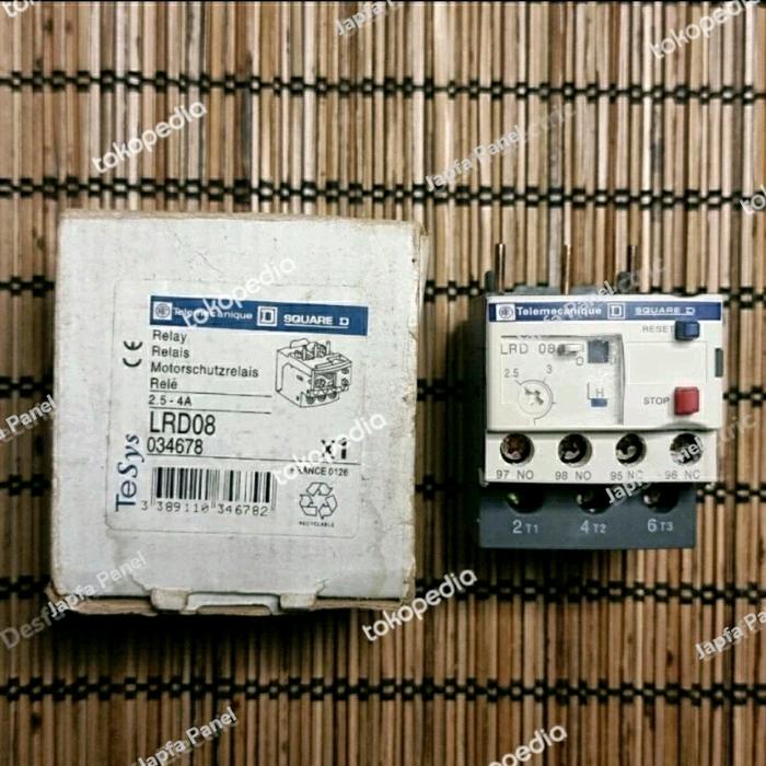 Jual Thermal Overload Relay Telemecanique LRD08 2.5-4Ampere Original ...