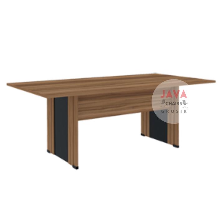 Jual Meja Meeting Table Meja Rapat Meja Konferens Persegi - Dark Wood ...