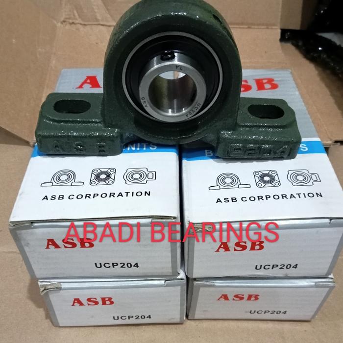 Jual BEARING UNIT/PILLOW BLOK UCP 204 AS 20MM ASB - Kota Bekasi - ABADI BEARINGS | Tokopedia