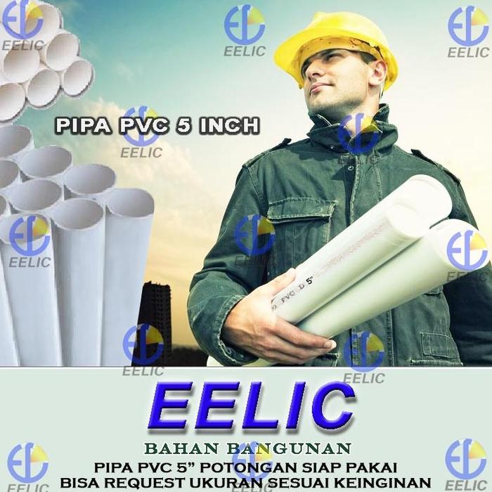 Jual Eelic Pia-Pvc5I Pipa Pvc Ukuran 5 Inch Panjang 40 Cm Pipa Saluran ...
