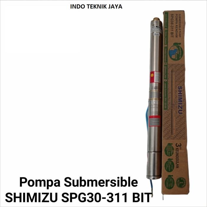 Jual POMPA SUBMERSIBLE - SHIMIZU SPG30- 311 BIT - 0.5 HP - 220V - Kab ...