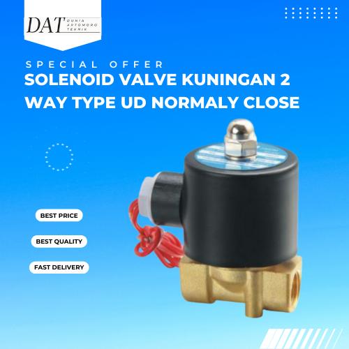 Jual Solenoid Valve Kuningan 2 Way Selenoid Kuningan Normaly Close Type UD - 1/4 Inch, Dc 24 ...