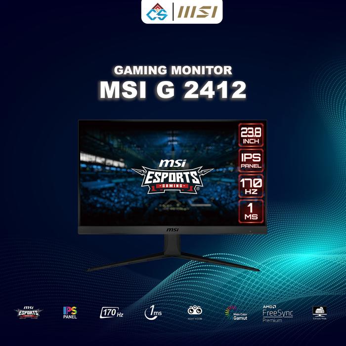 Jual MSI Optix G2412 Monitor Gaming 24 Inch - FHD IPS 170Hz 1ms - Kota ...