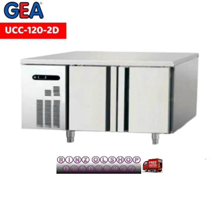 Promo UNDER COUNTER CHILLER GEA UCC-120-2D STAINLESS 2 DOOR UCC1202D ...
