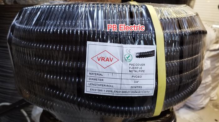 Jual Flexible Metal Conduit 3/4 inch / Flexible Conduit 3/4 Inch (50 ...