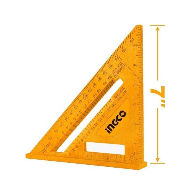 Jual Ingco Has20202 - Speed Square 18 Cm Penggaris Segitiga Siku Tukang ...