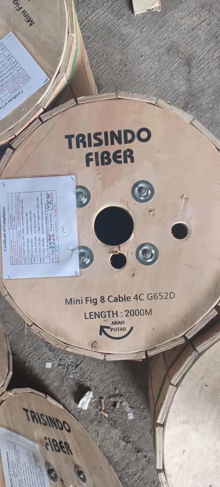Jual kabel fiber optik Mini Fig 8 jel 4 Core - GYXTC8Y - Kota Bekasi ...