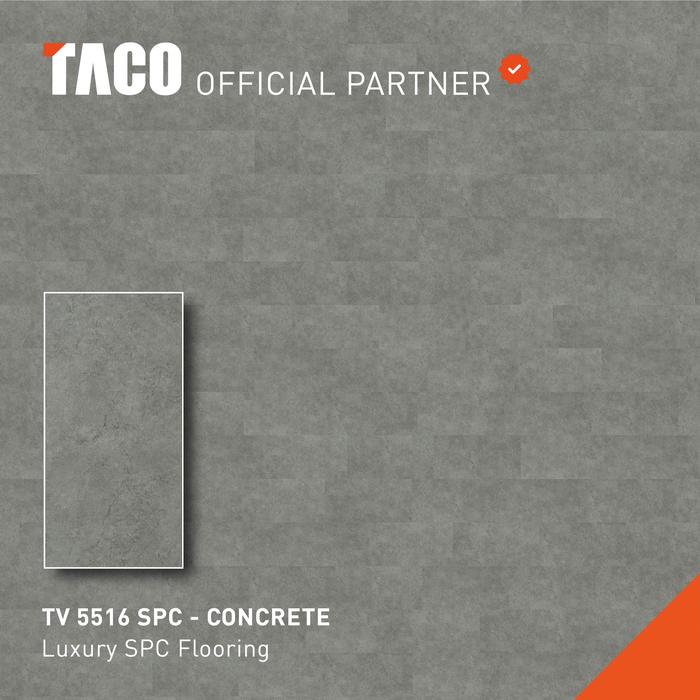 Jual TACO Lantai SPC 5mm - TV 5516 Concrete - Kab. Tangerang - Toko Karpet - Taco Flooring ...