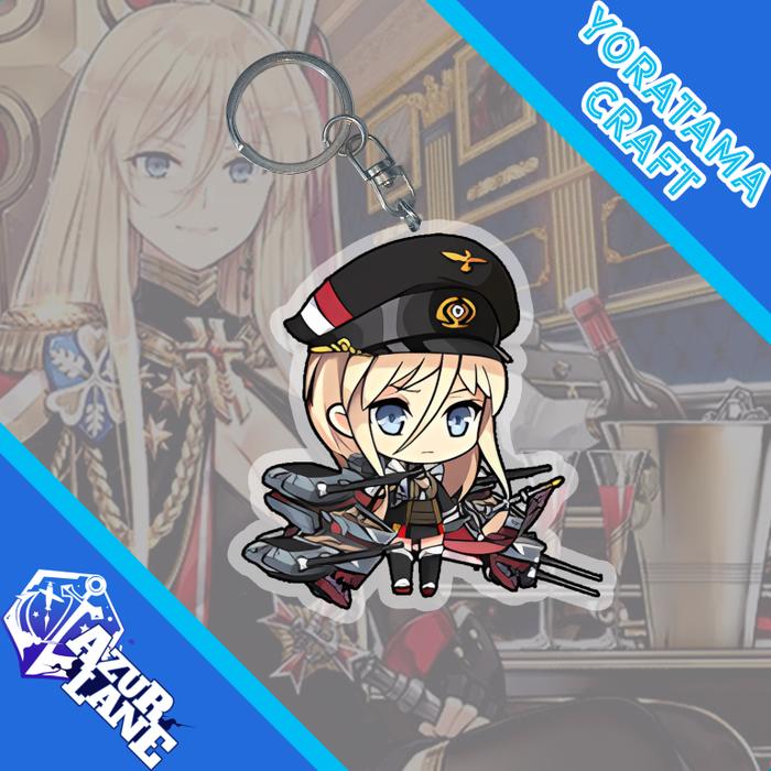 Jual Gantungan Kunci Bismarck Azur Lane, Keychain Anime Game - Kab ...