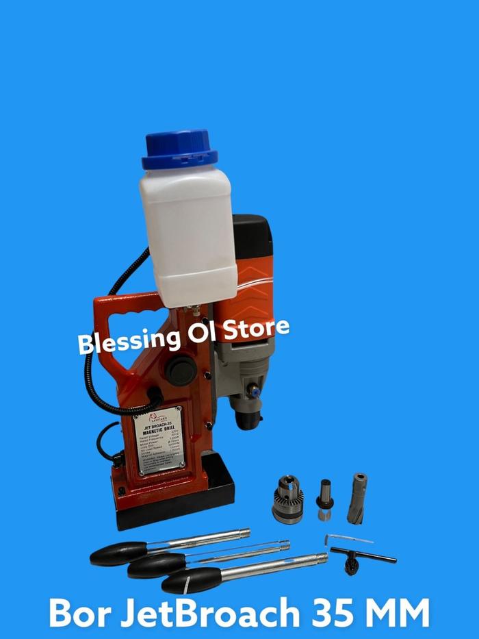 Jual Mesin Bor magnet 35 MM / Bor Jetbroach max 35 mm / MAGNETIC DRILL ...
