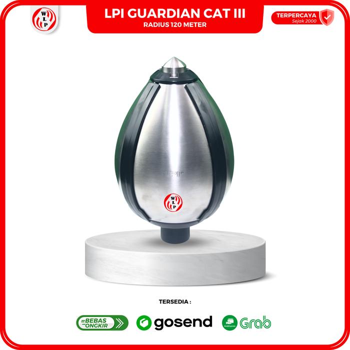Promo Penangkal Petir LPI Guardian Tipe Cat III SS Radius 120 m ...