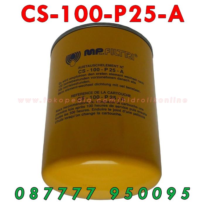 Jual CS100P25A / CS-100-P25-A MPFILTRI FILTER ELEMENT MP FILTRI - Jakarta Barat - HIDROLIK ...