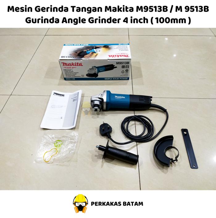 Jual Mesin Gerinda Tangan 4" Makita M9513B / M 9513B Gurinda Angle ...