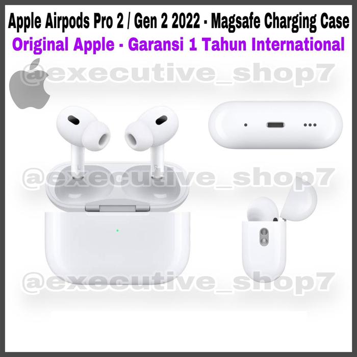 Jual Apple Airpods Pro 2 / Gen 2 - USB C - Magsafe Charging Case Ori Apple - Resmi TypeCPort ...