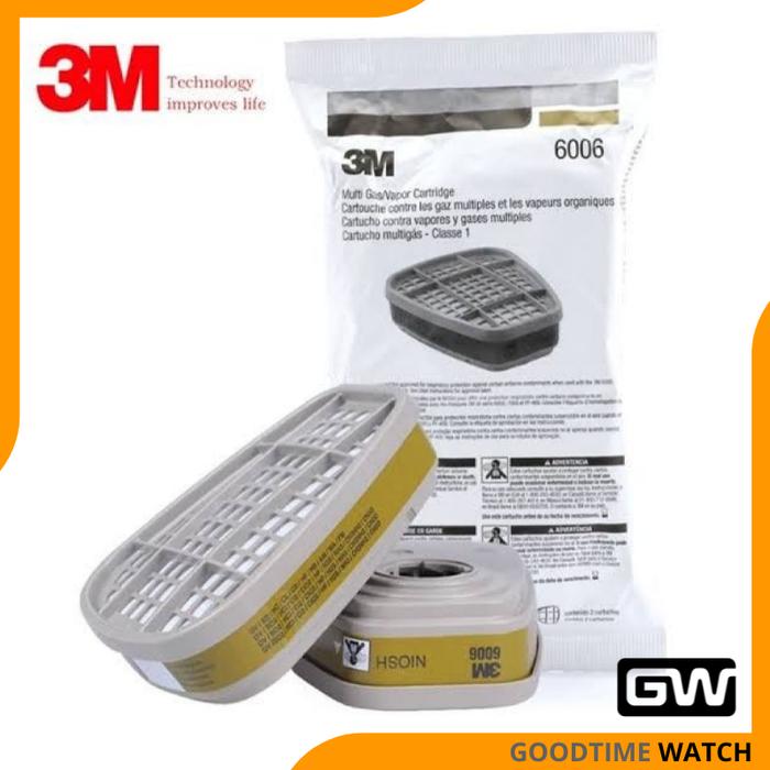 Jual 3m 6006 Cartridge Respirator Filter Organic Carbon Filter ...