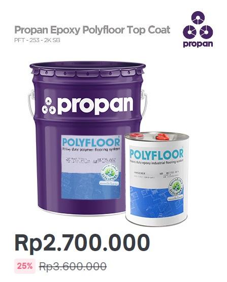Jual PROPAN POLYFLOOR EPOXY PFT-253-2K SB - LEAF GREEN 20 KG SET ...