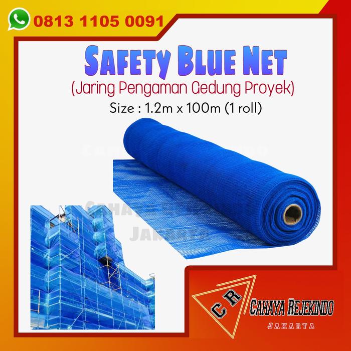 Jual Safety Blue Net | Jaring Pengaman Gedung Proyek | Polynet Biru ...