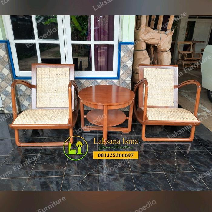Jual Kursi Teras Sedan Leter D Pipa Anyam Rotan Model Kuno - Kab ...
